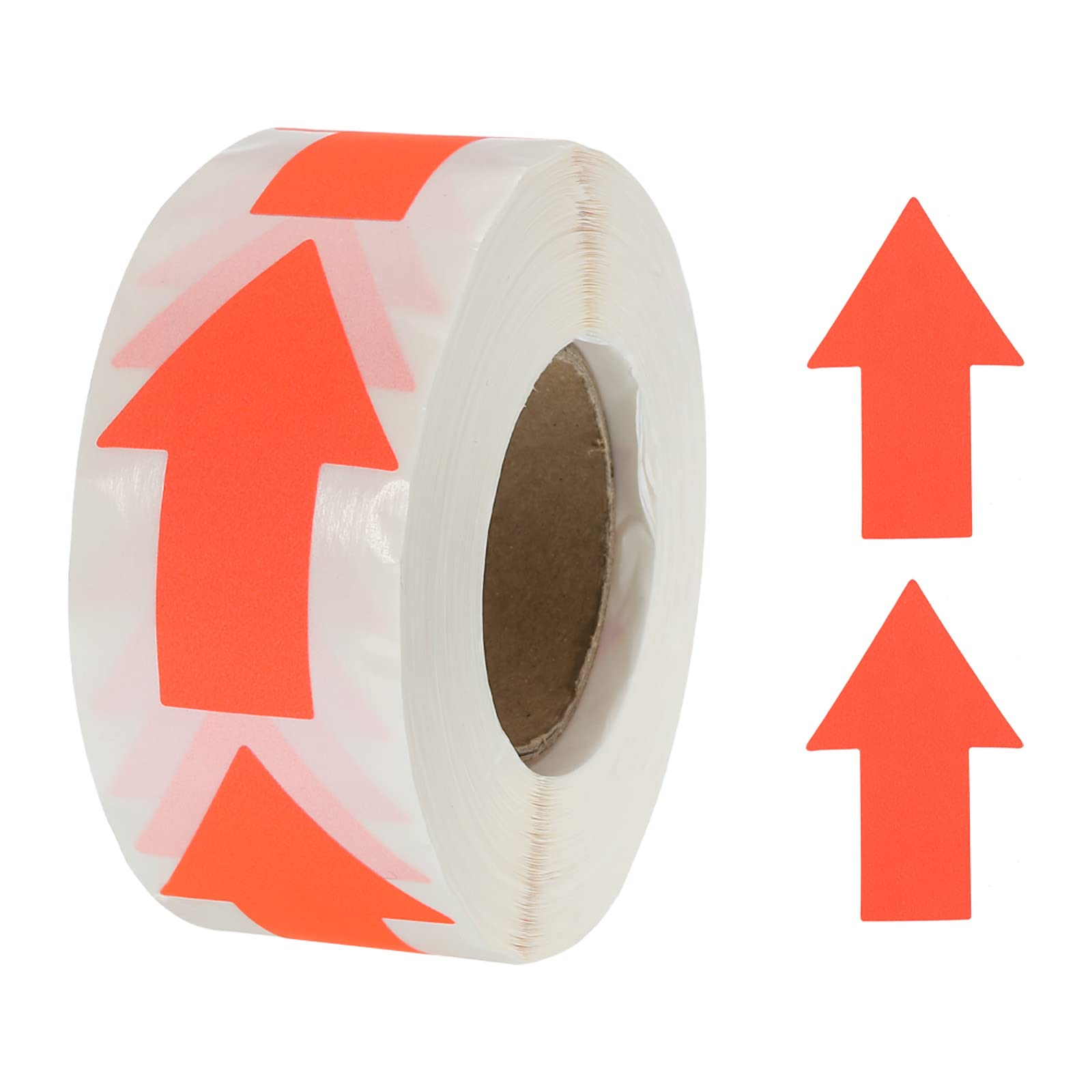 sourcing map Arrow Sticker Labels 500 Count/Roll 1.3x2 Inch Fluorescent ...