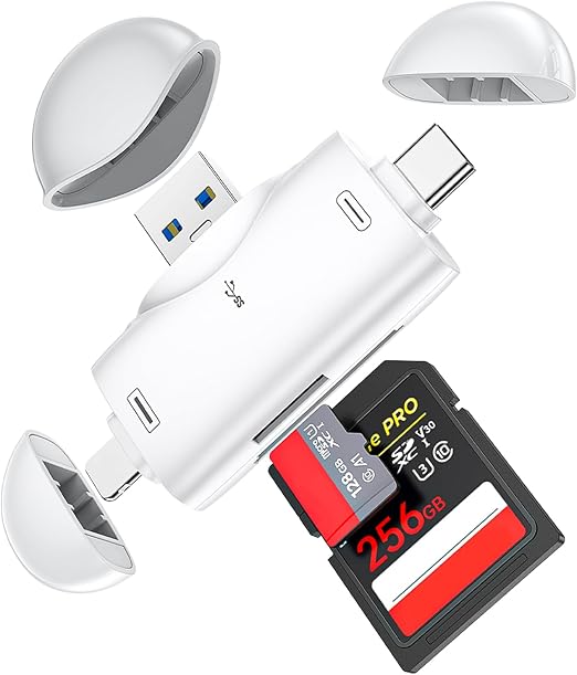 Amazon.com: SD Card Reader for iPhone ipad Android Mac Computer Camera ...