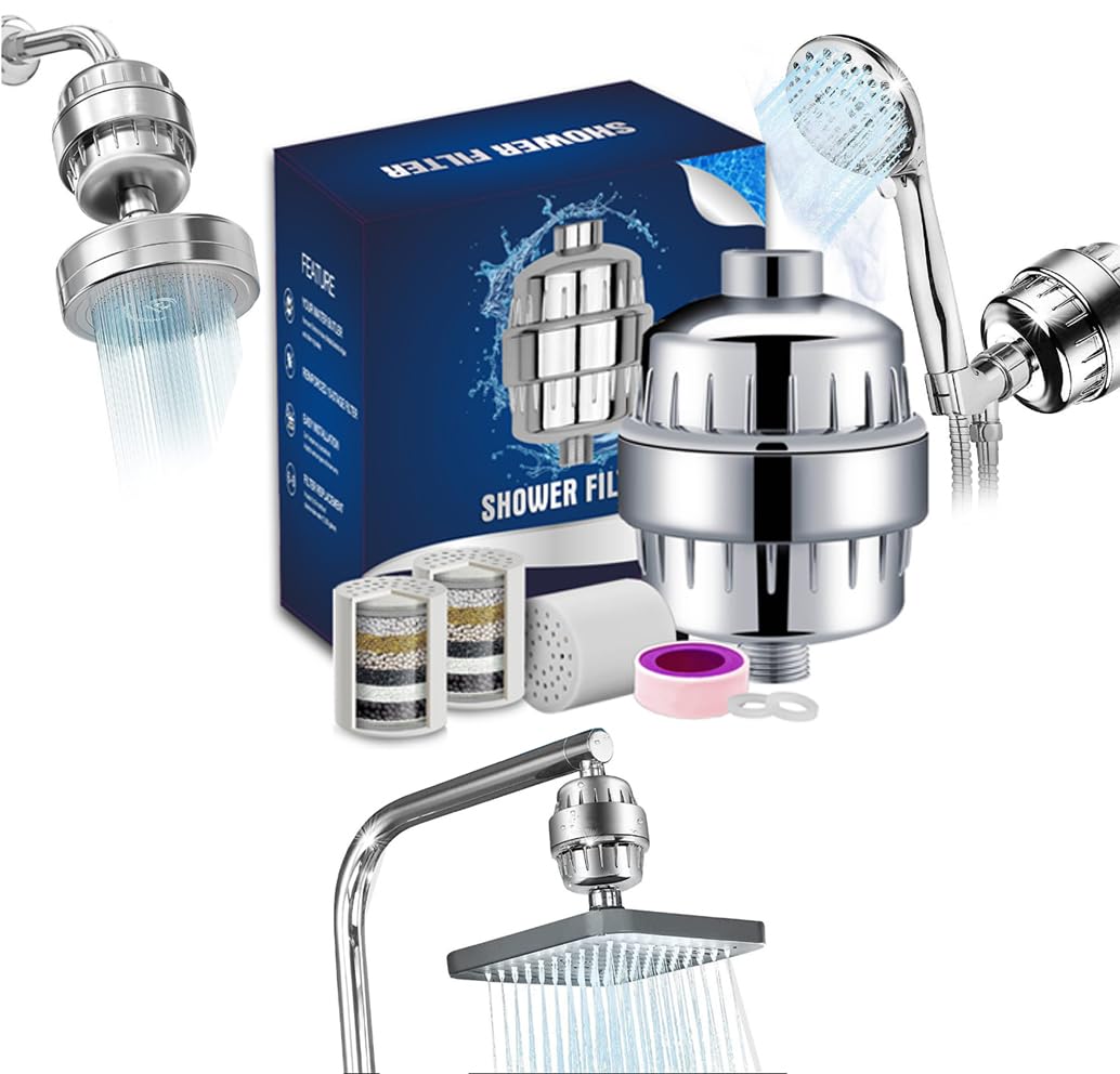 Filtro de Ducha,Filtro de Ducha Agua Universal de 20 Etapas, 2 ...