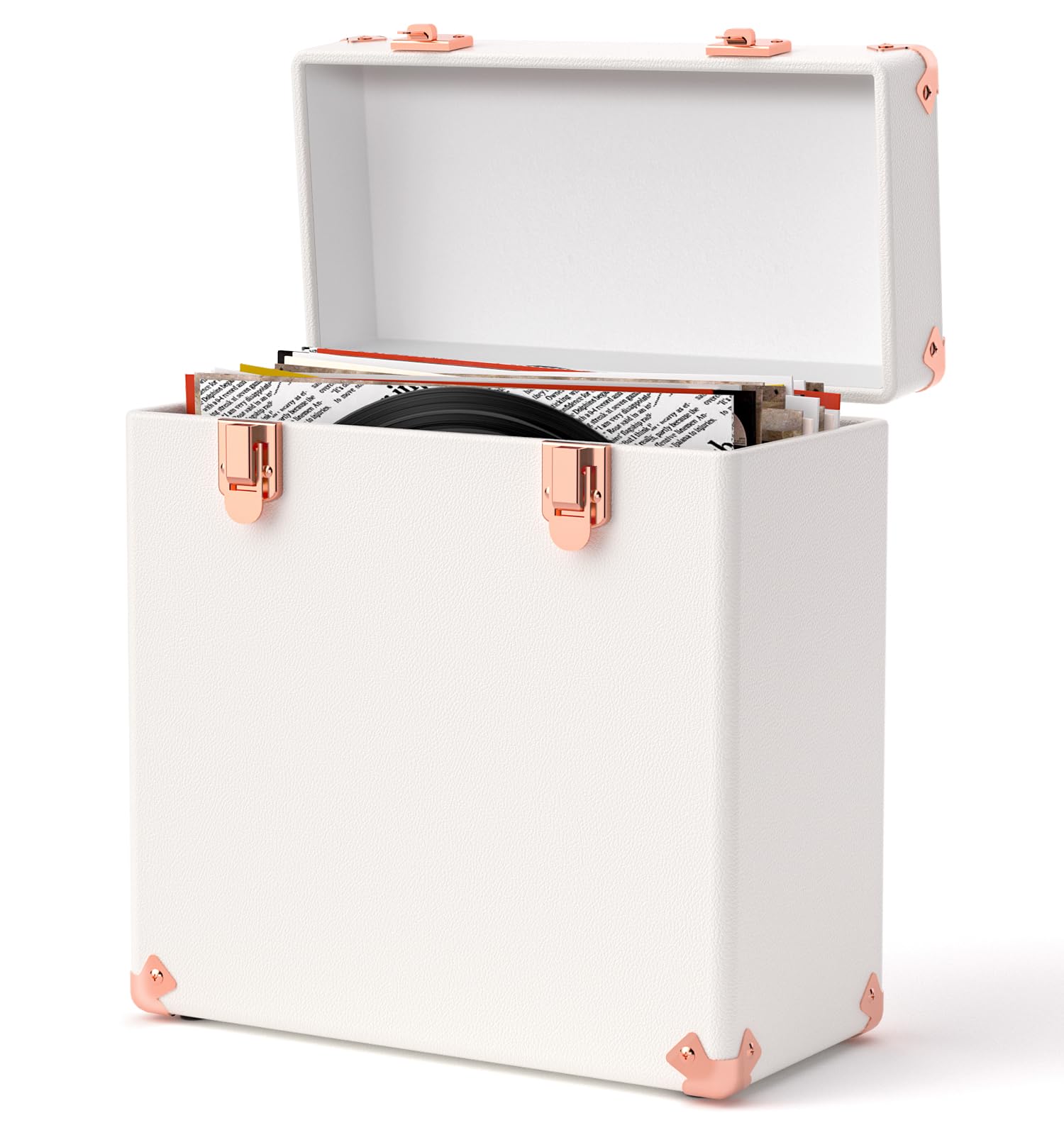 Amazon.com : Vinyl Record Storage and Carrying Case, Waterproof ...