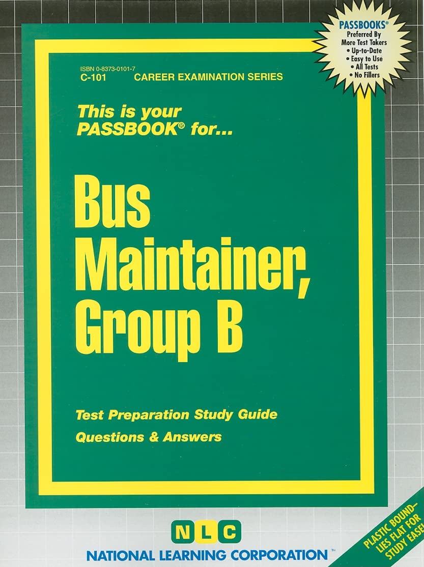 Bus Maintainer, Group B(Passbooks) (Career Examination Series ...
