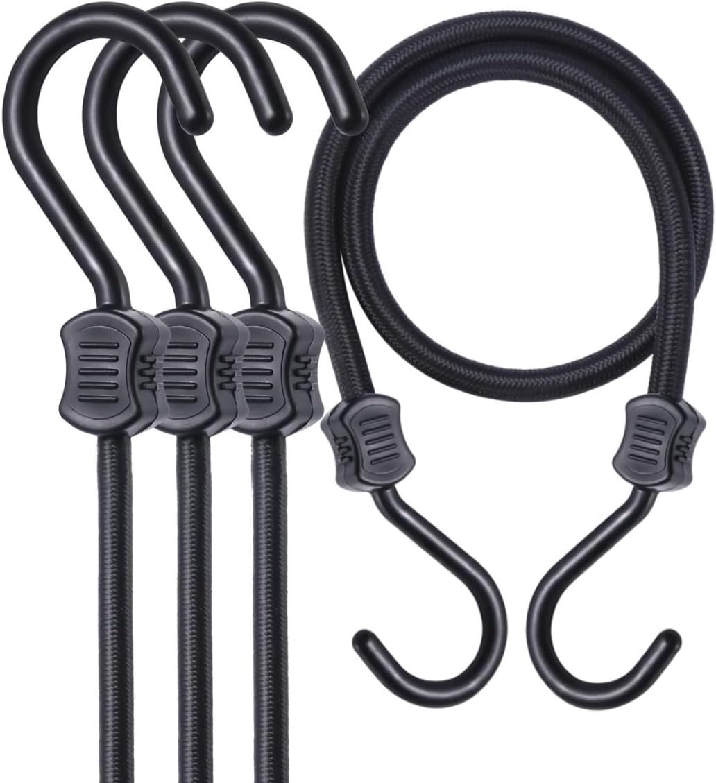 Amazon.com: Nite Ize Gear Tie Bendable S-Hook - Black - 4 Count (4 Pack ...