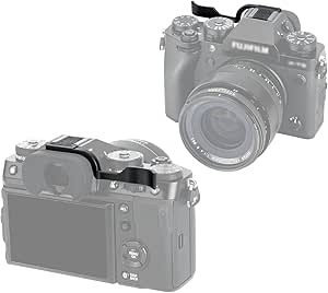 JJC Metal Thumb UP Grip for Fujifilm Fuji X-T5 X-T4 X-T3 XT5 XT4 XT3 Camera, Durable Hot Shoe ...