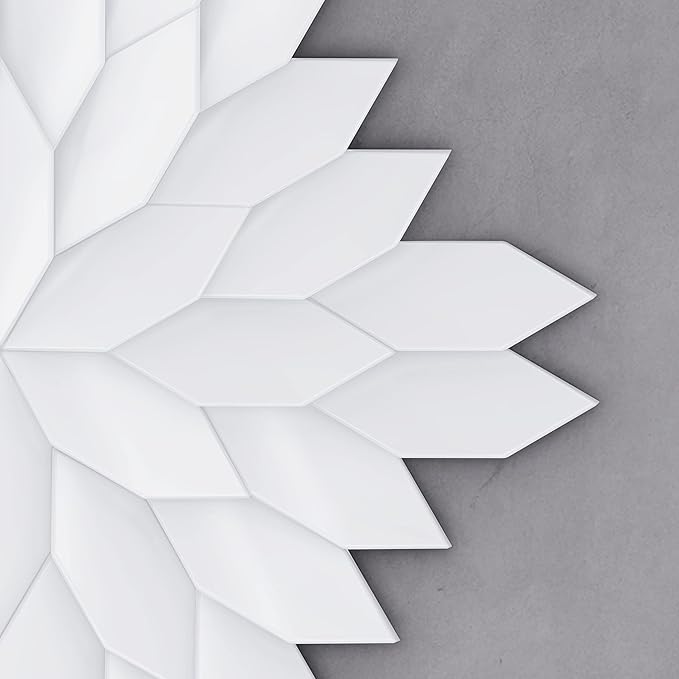 3D Wall Panel Mabel Design, Wall Panelling System, Pack of 70 Tiles ...