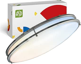 ASD LED 32 Inch Oval Flush Mount Light Fixture | 50W 3960LM 2700K-5000K ...