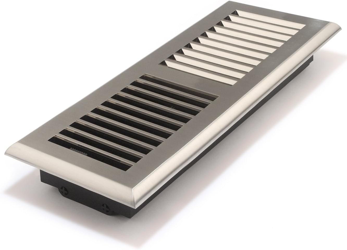 Accord APFRSNL412 Plastic Floor Register with Louvered Design, 4-Inch x ...