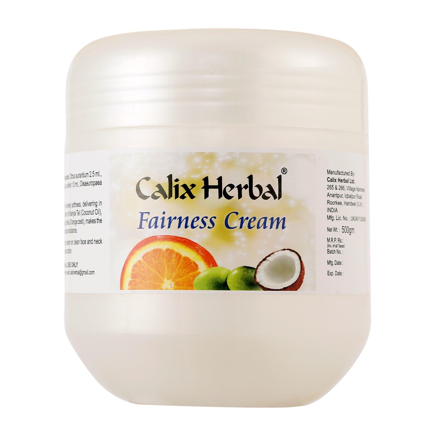 Calix Herbal Fairness Cream, 500g : Amazon.in: Beauty