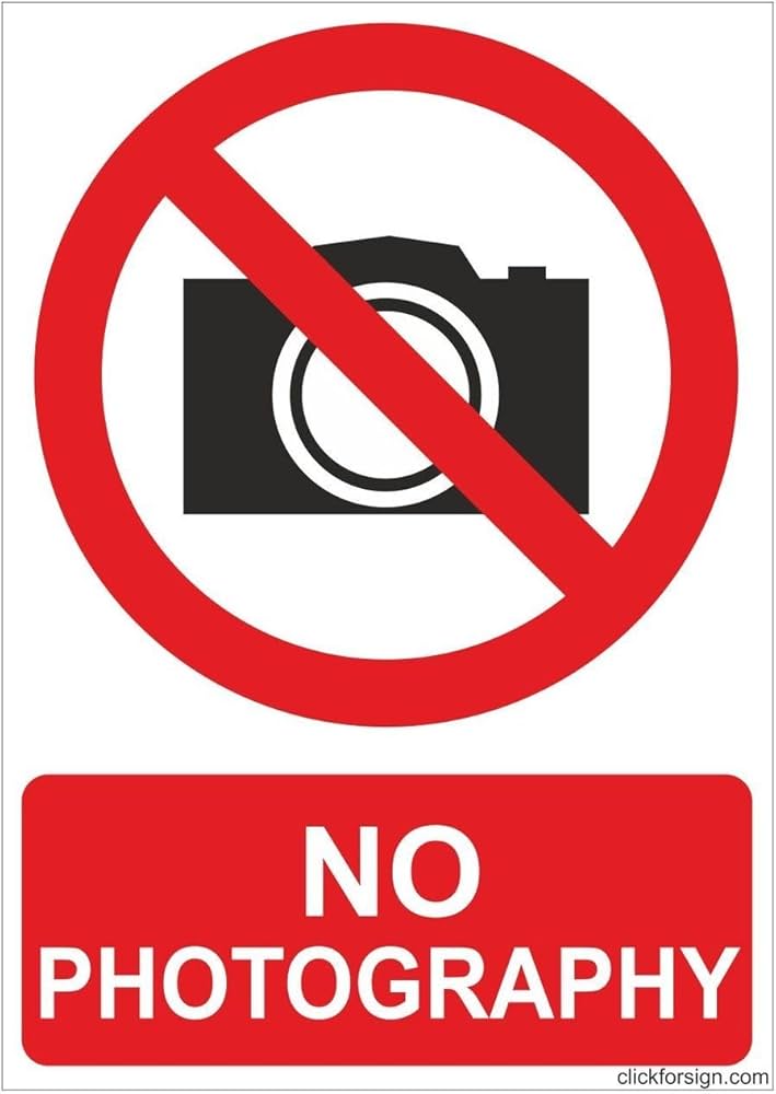 No Photo Sign Photography Prohibited Signboard Vector Image, 47% OFF
