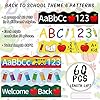 Amazon.com: Whaline 69Ft Back to School Bulletin Board Borders Welcome ...