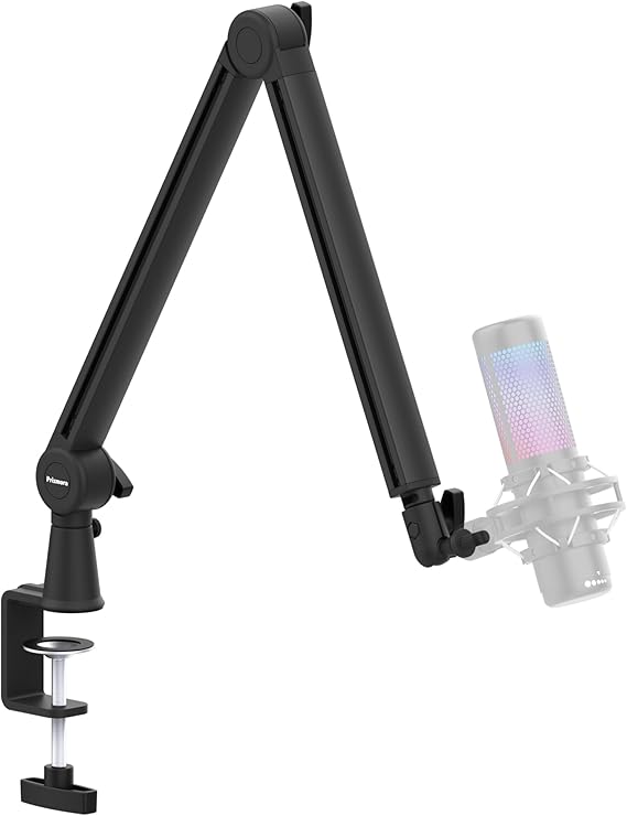 Amazon.com: Mic Arm, Premium Microphone Boom Arm with Cable Management ...
