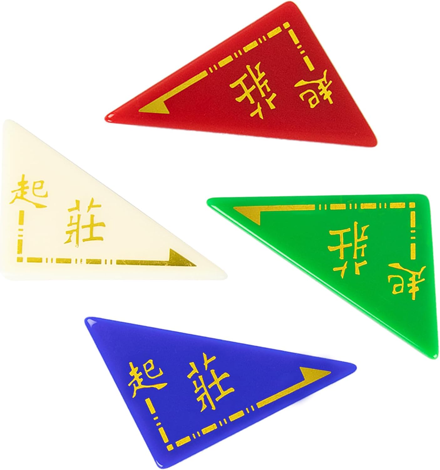 Amazon.com: 4 Pcs Mahjong Dealer Marker Set, Acrylic Wind Indicator ...