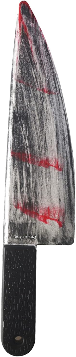 Halloween Fake Bloody Knife Axe Realistic Plastic Bleeding Butcher ...
