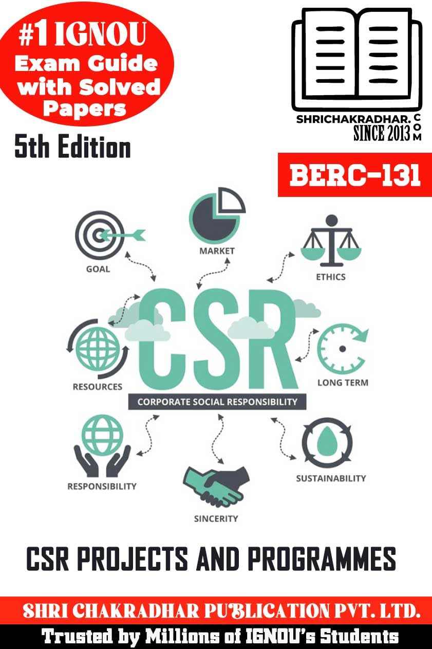 Buy IGNOU BERC 131 Help Book CSR Projects and Programmes (IGNOU Study ...
