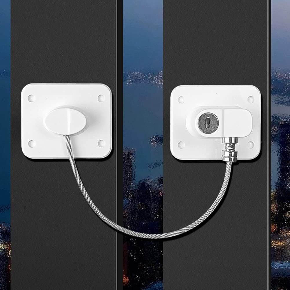 2 Pcs Window Safety Locks Self Adhesive Window Locks UPVC Window ...