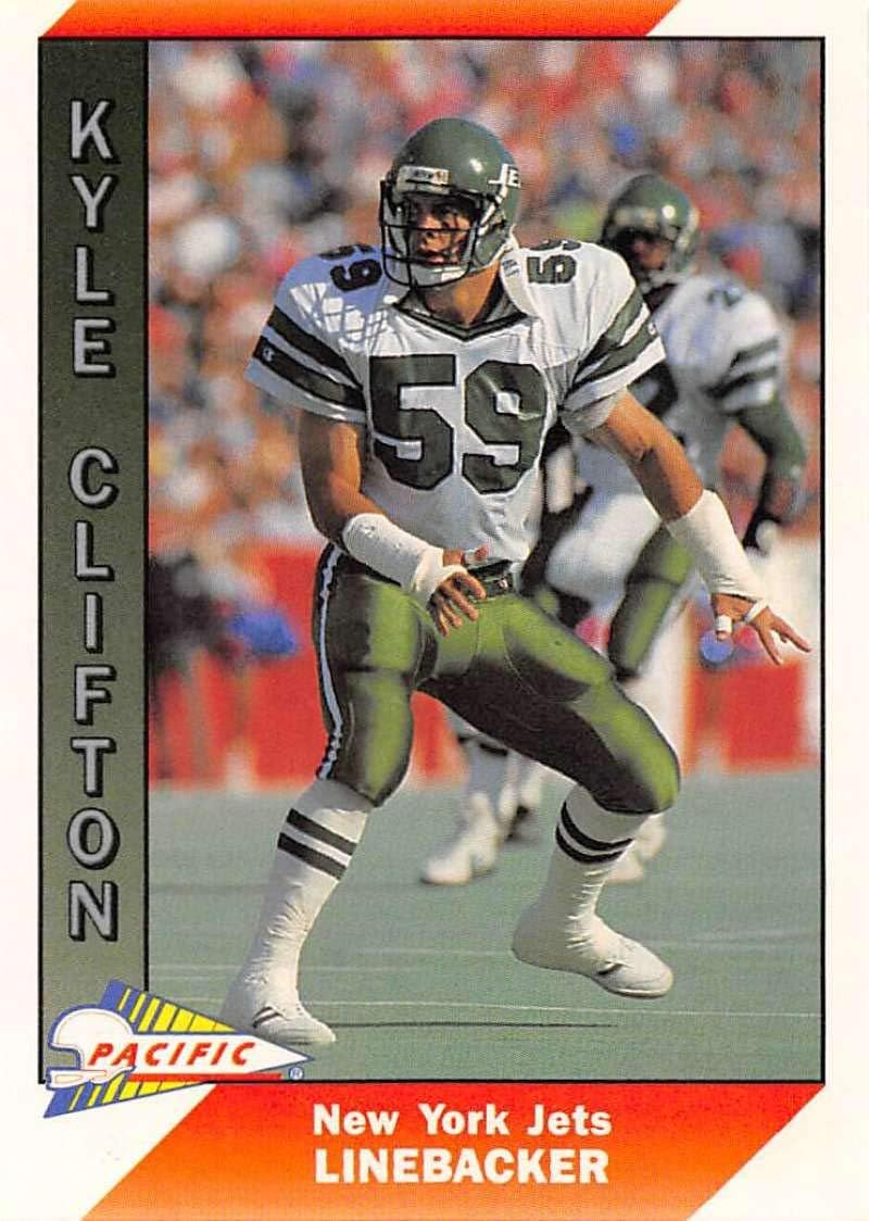 Amazon.com: 1991 Pacific Football #365 Kyle Clifton New York Jets ...
