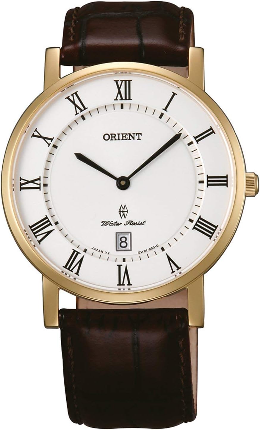 Orient Classic Quartz White Dial Men's Watch FGW0100FW0, Quartz ...