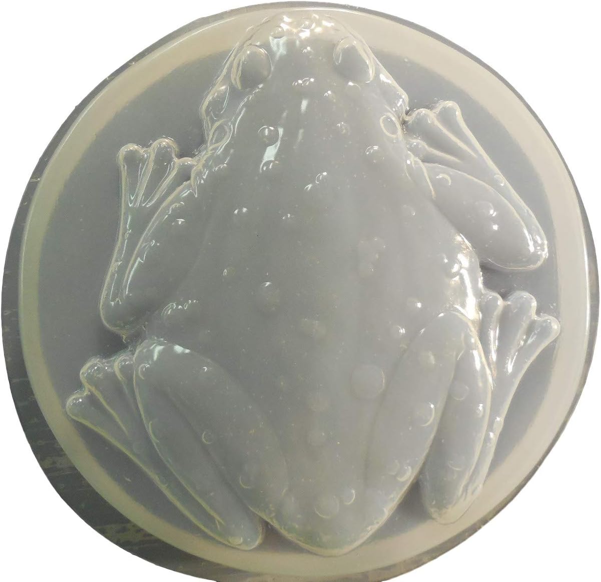 Amazon.com: 12 inch Round Frog Plastic Craft Mold use with Concrete or ...