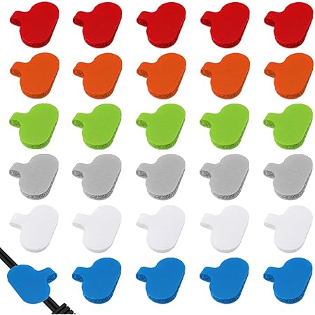 Amazon.com: Cable Labels by Wrap-It Storage, Regular, Multi-Color (36 ...