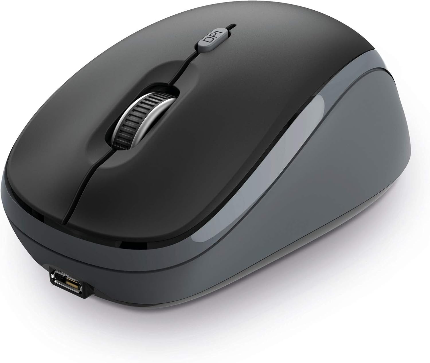 Trust 24077 Yvi Rechargeable Wireless Mouse, 800-1600 DPI, USB Micro ...