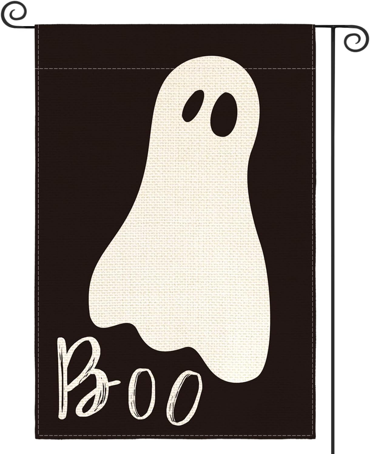 Amazon.com : Louise Maelys Happy Halloween Garden Flag with Ghost ...