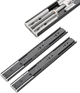 Amazon.co.jp: Metal Bearing Drawer Runner Drawer Rails, Heavy Duty Ball ...