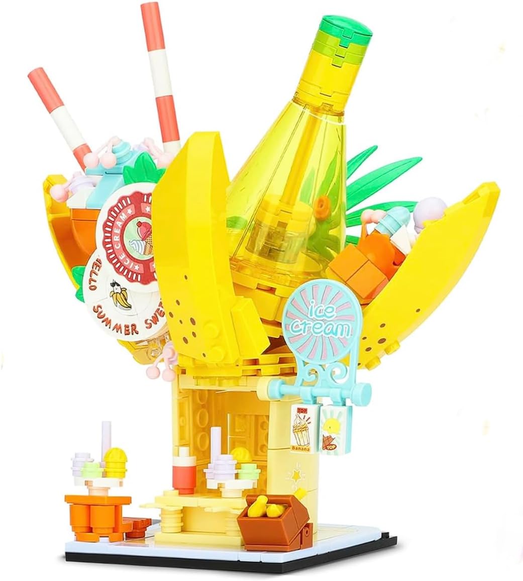 Amazon.com: General Jim's Banana Cabin Ice Cream Shop Modular Building ...