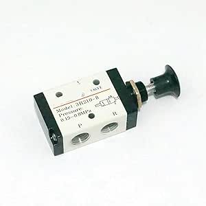 Amazon.com: 3 Port 2 Position 3R210-08 Pneumatic Pull Valve G1/4 Inch ...