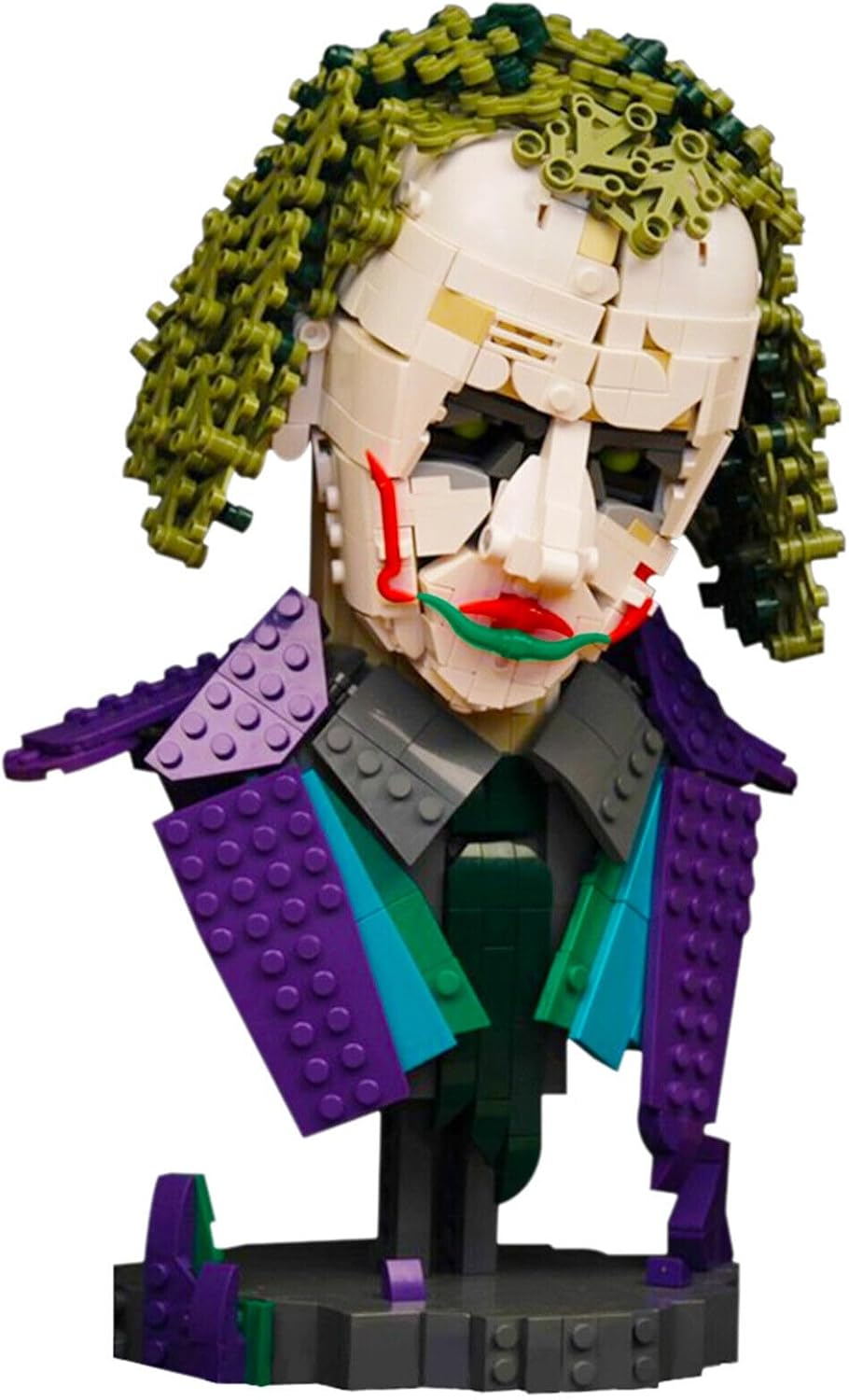ZITIANYOUBUILD Joker Bust Model 1090 Pieces Building Kit from Film ...