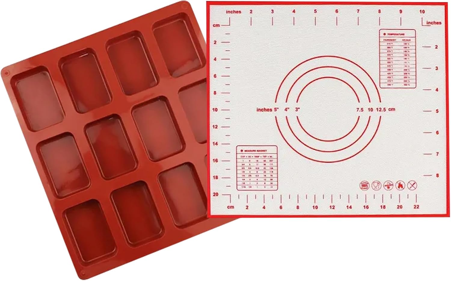 Amazon.com: Silicone Mini Bread Loaf Pan - Mini Loaf pans - Silicone ...