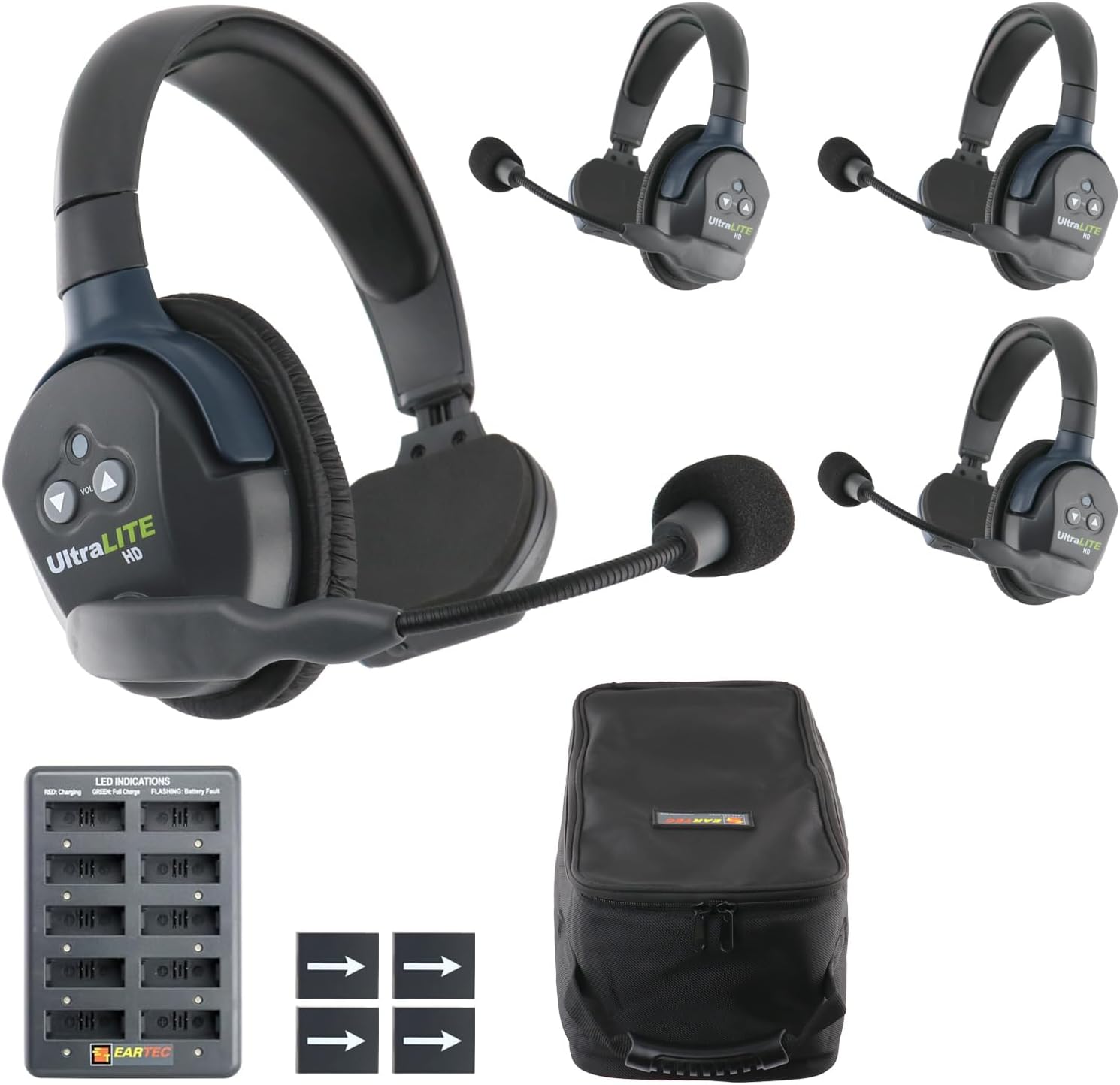 Amazon.com: SYNCO XTALK X5 Wireless Intercom Headset System, 2.4GHz ...