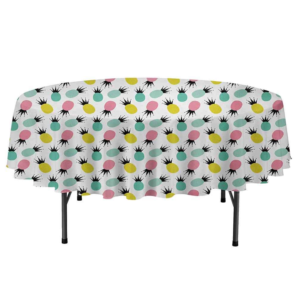 Free Crochet Round Pineapple Tablecloth Pattern