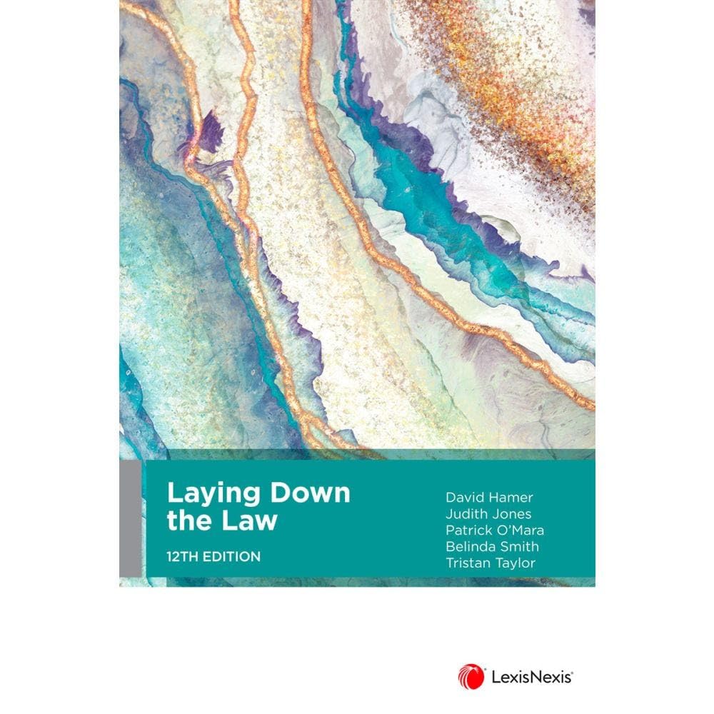 Laying Down the Law, 12th edition : NA: Amazon.com.au: Books