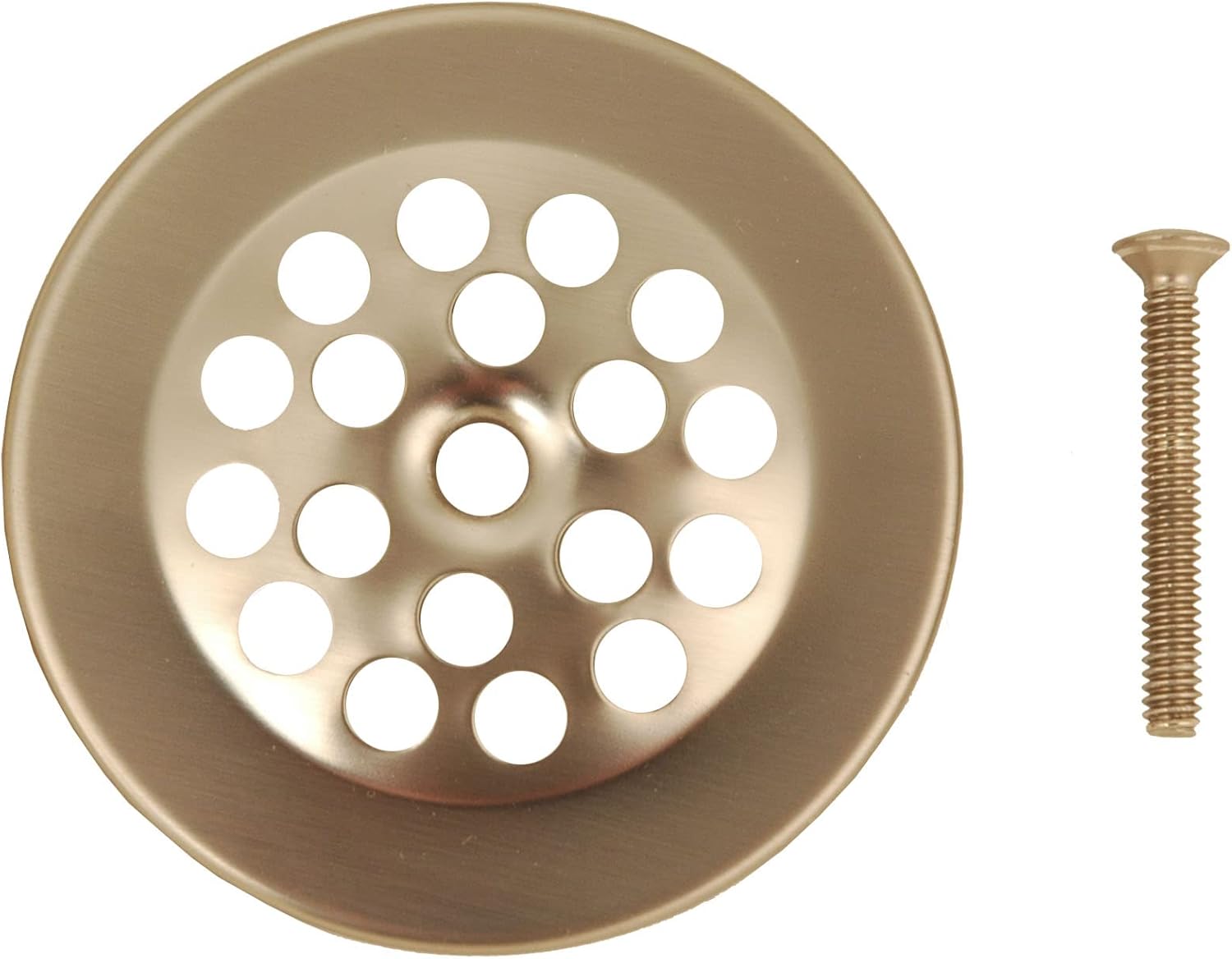 Tub and Shower Bath Grid Drain Strainer with Screw, 2-7/8 Inch, 1-Pack ...