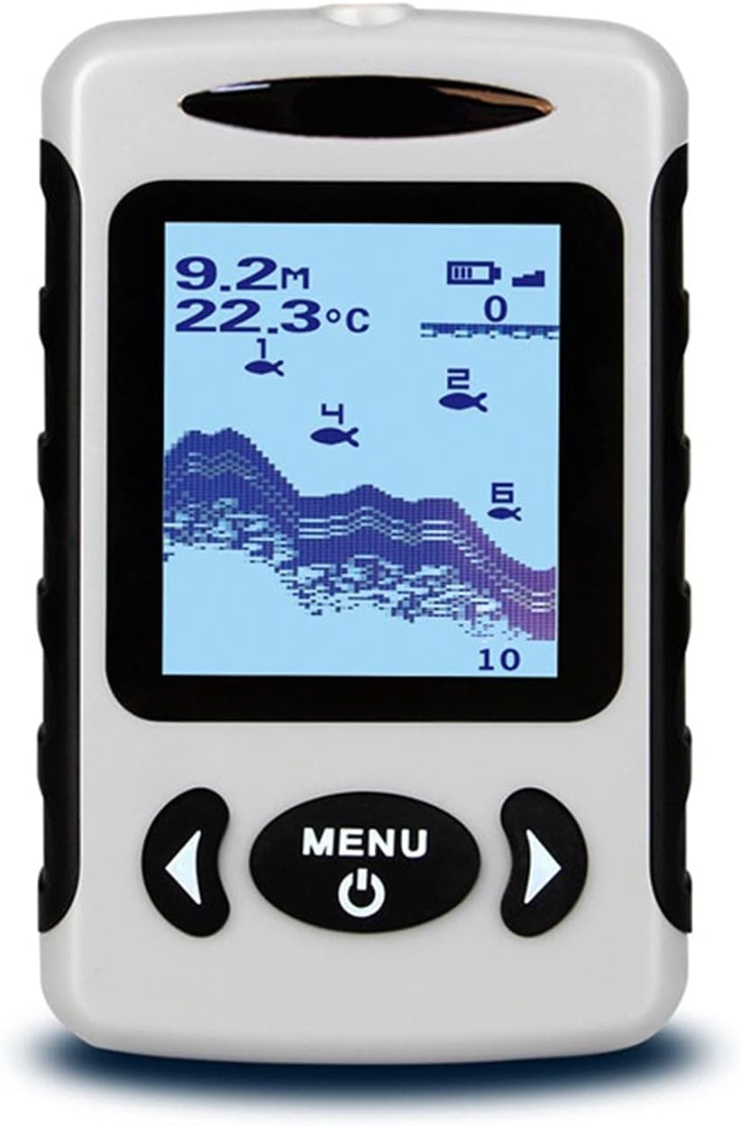 Tonpop Ultrasonic fish finder LCD Portable Fish Finder Depth Finder ...
