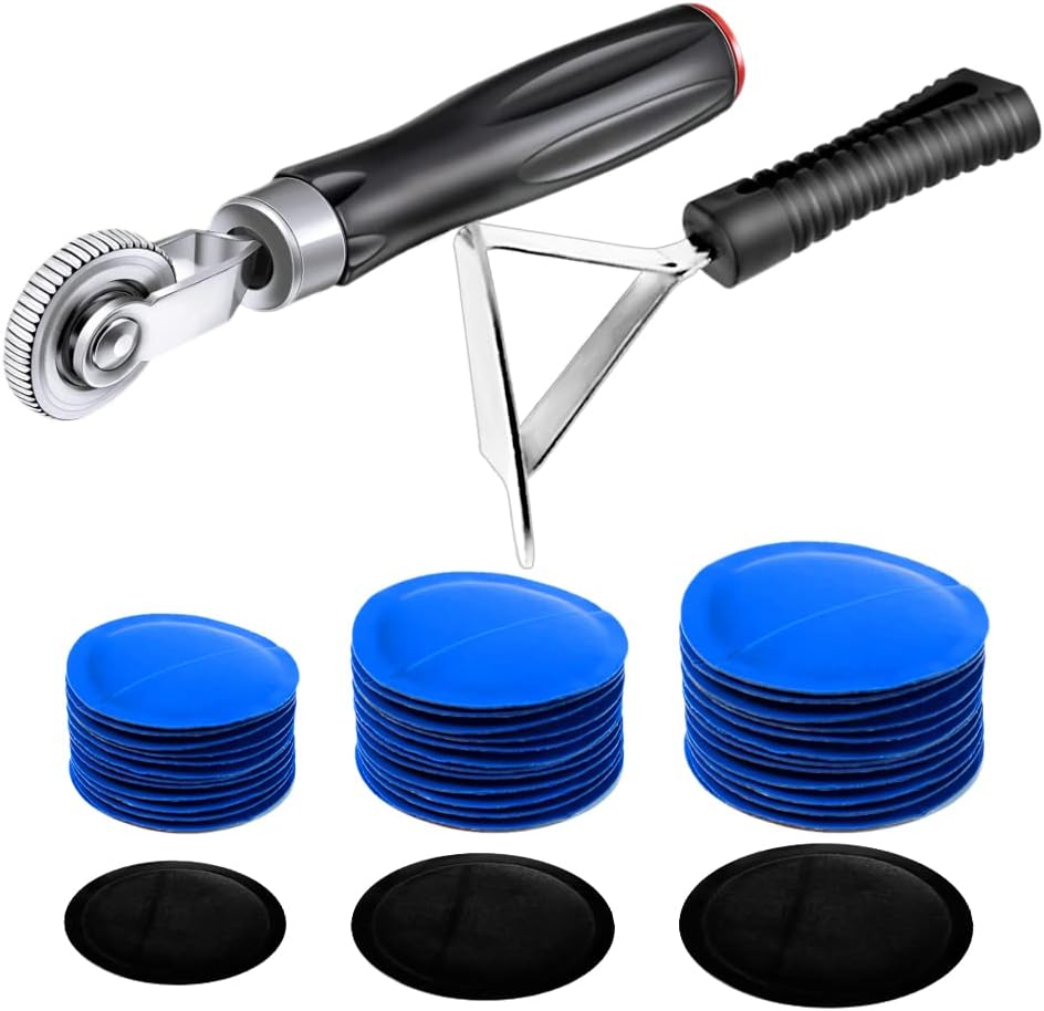 Amazon.com: Nufiwra 90 Pcs Tire Patches, 32 mm, 42 mm, and 58 mm Sizes ...