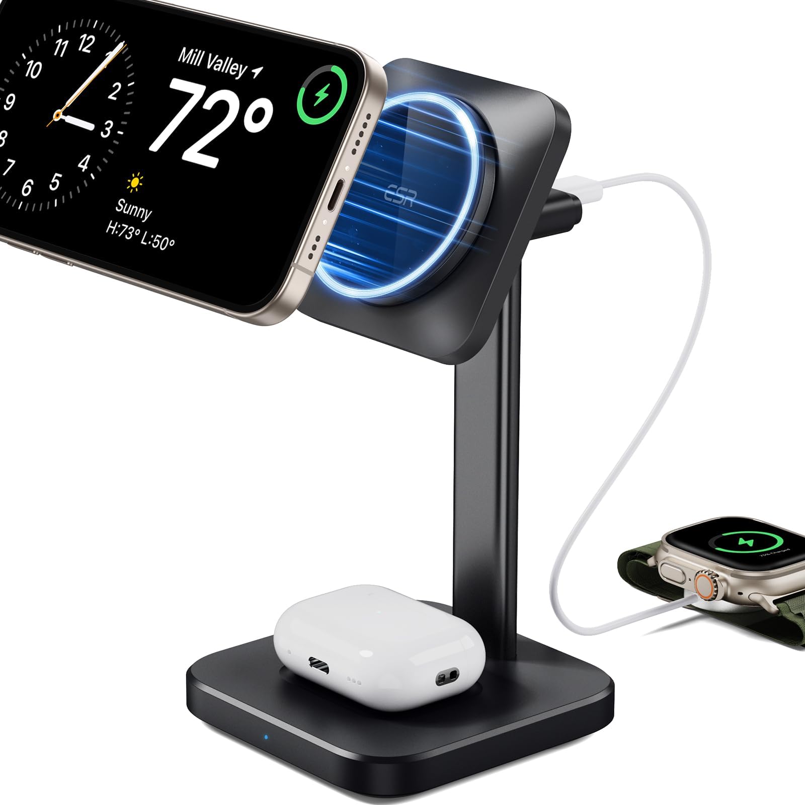 UGREEN 15W MagFlow MagSafe Charger for iPhone 16, Qi2 15W Wireless ...