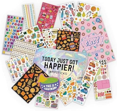 Amazon.com: Ultimate Foodie Pro Sticker Pack by Pipsticks | Food Themed ...
