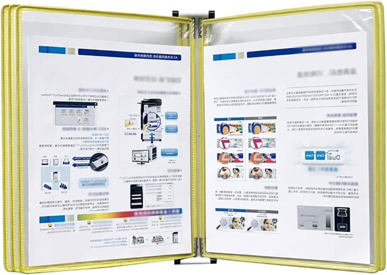 Amazon.com : wall display,display book, A4 Folder Wall-Mounted File ...