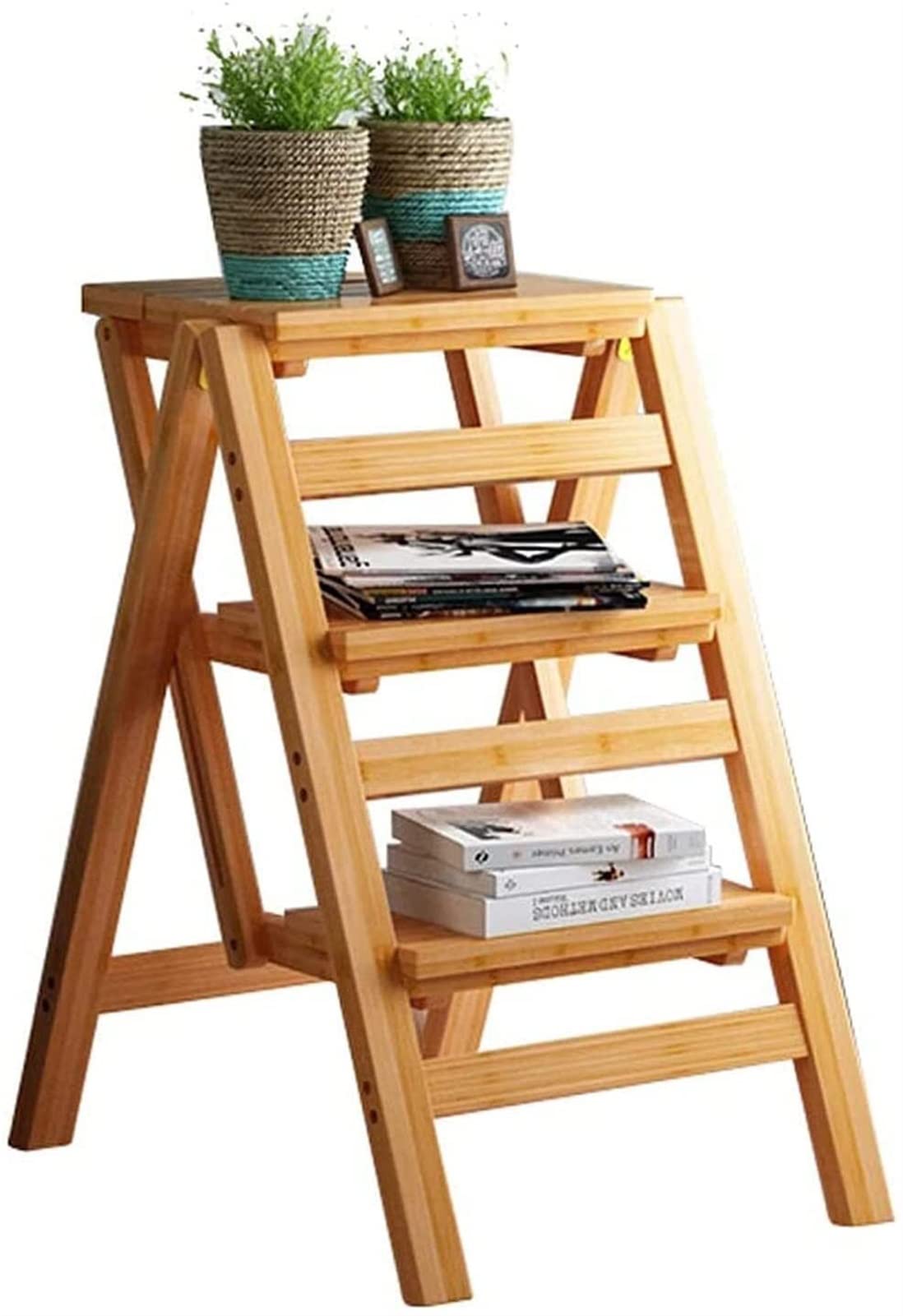 3 Tier Step Stool Adult Multipurpose 3 In 1 Wooden | Desertcart INDIA
