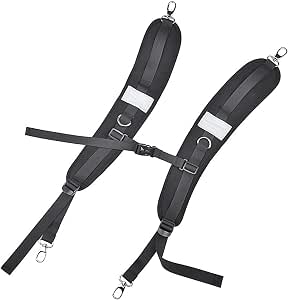 Amazon.com: Backpack Shoulder Straps, Adjustable Replacement Shoulder ...