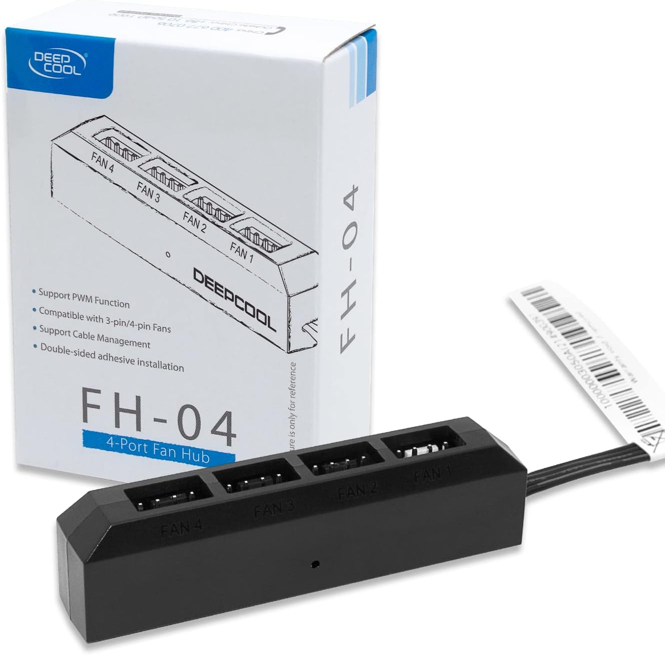 Amazon.com: Thermalright Integrated Fan Hub, 10-Port 4 Pin PC Fan ...