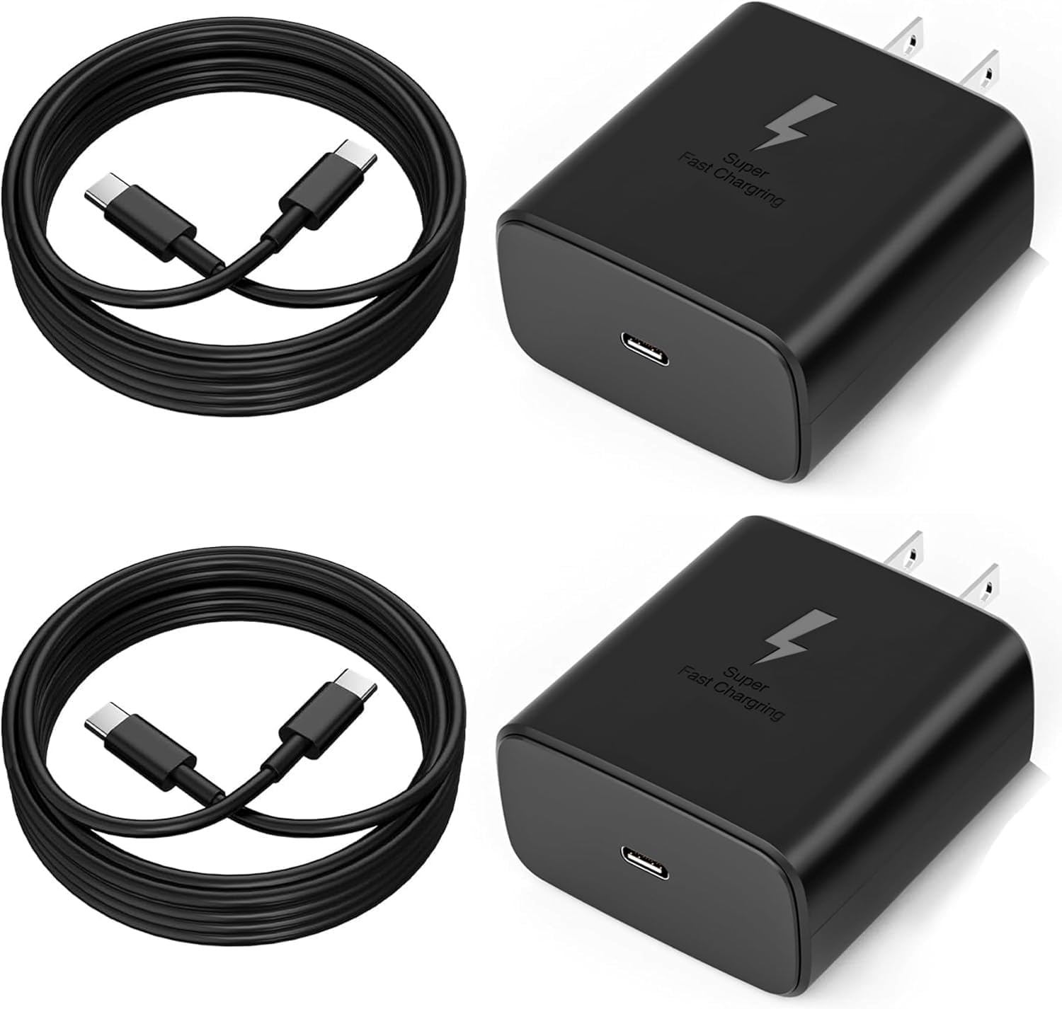 Amazon.com: 45W Super Fast Charger Type C, [2 Pack] 45 Watt USB-C ...