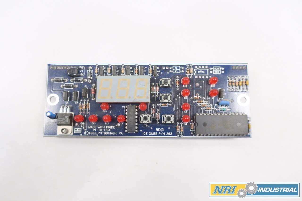 ICE QUBE 203 HVAC Controller Display PCB Circuit Board D560868: Amazon ...