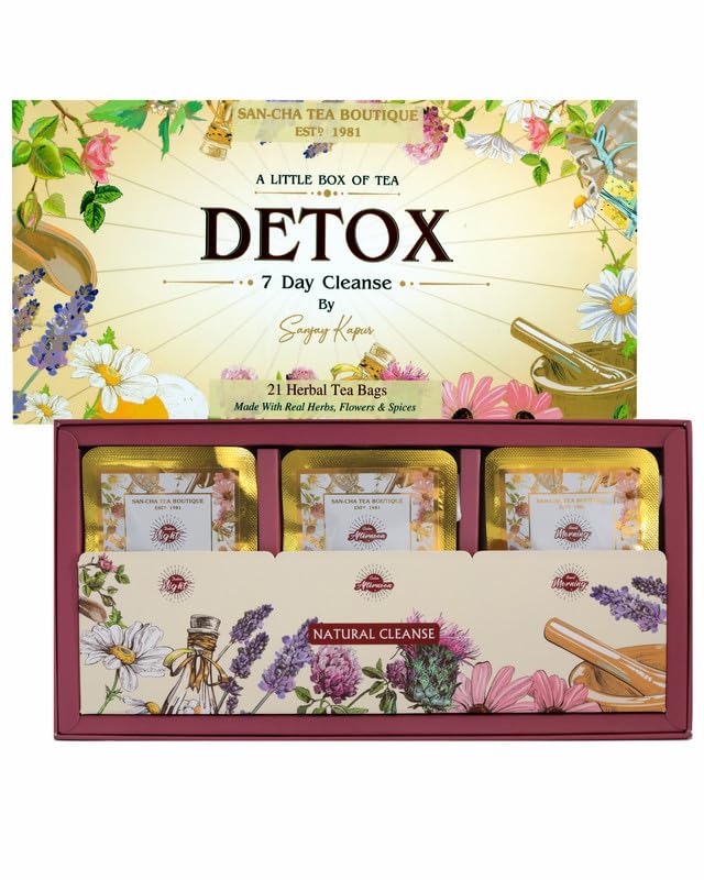 Sancha Tea Boutique, Inner Cleanse Tea, Daily Detox Tea Kit, Energised ...