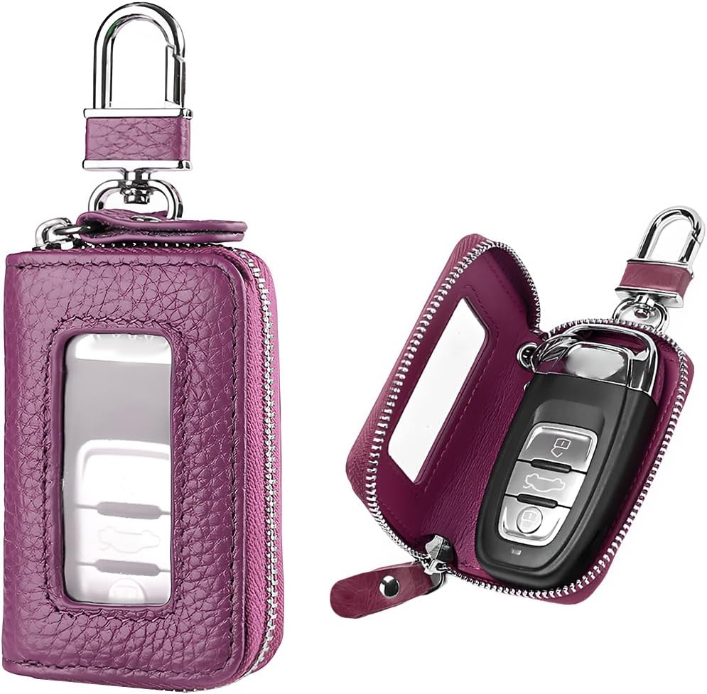 Amazon.com: Gasedin Car Key Fob Case, Smart Key Fob Cover with Metal ...