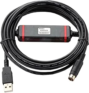 Amazon.com : Chip USB-H2U for H0U H1U H2U Series PLC Programming Cable Isolated Data Download ...