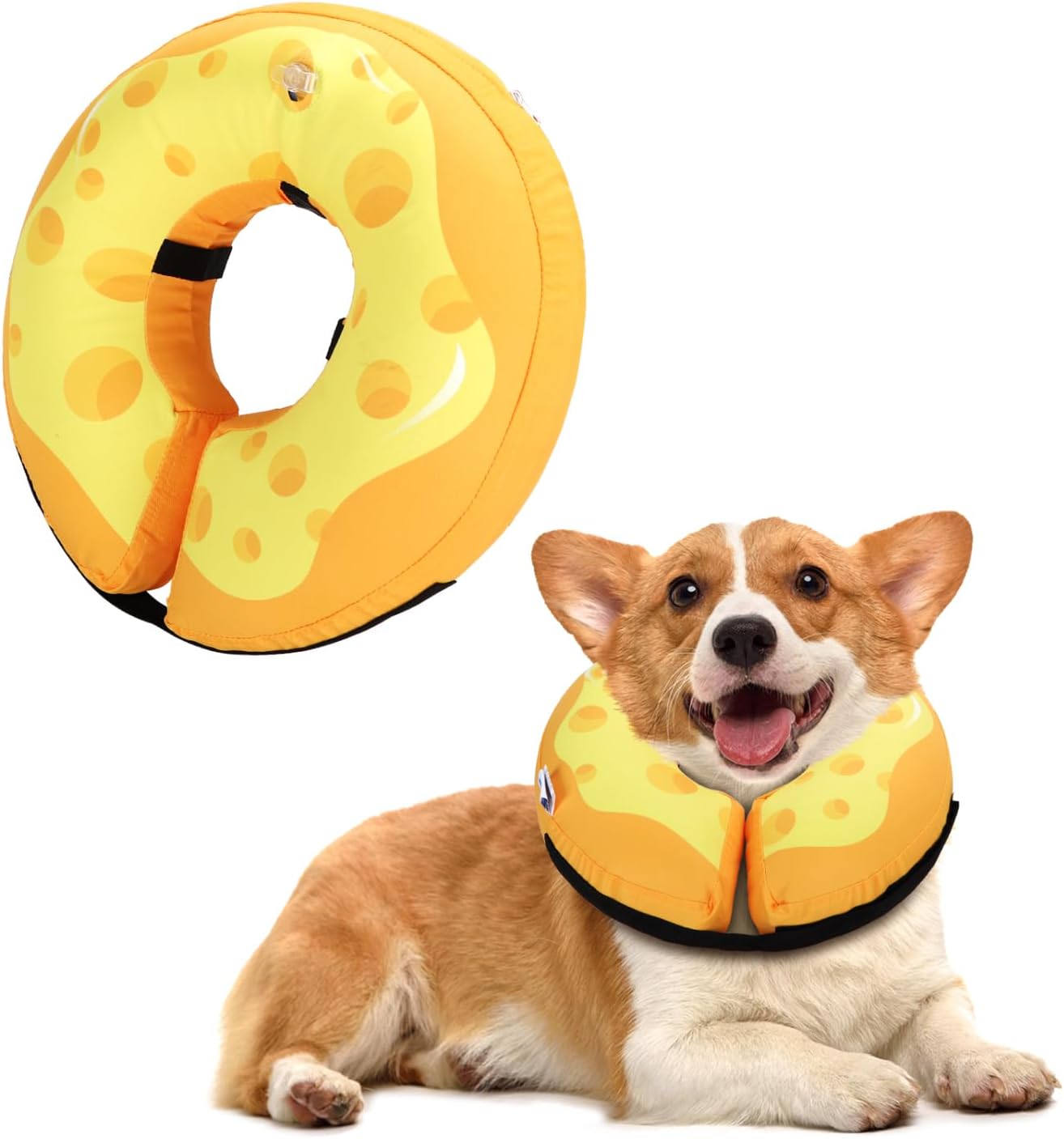 Nobleza Inflatable Dog Collar for After Surgery Recovery Collars for ...