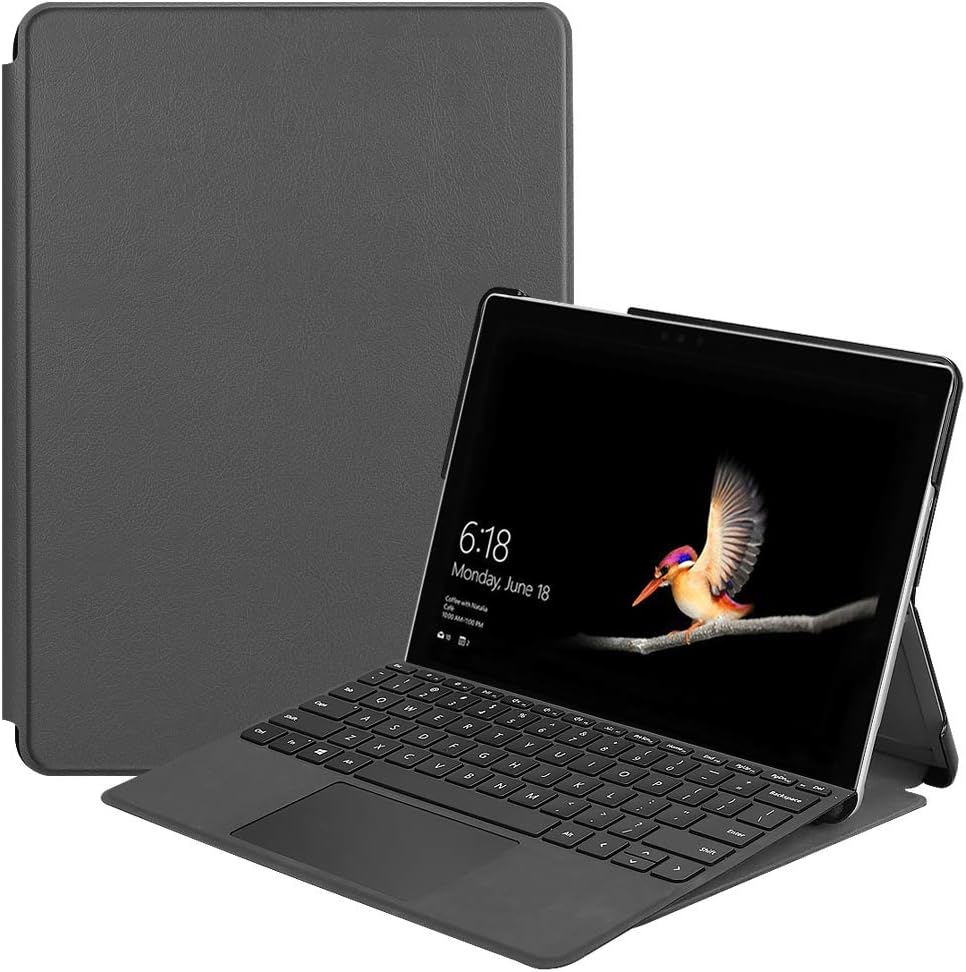 Amazon.com: Surface Go 2 2020 Case, Gylint Slim Fit Leather Smart Case ...