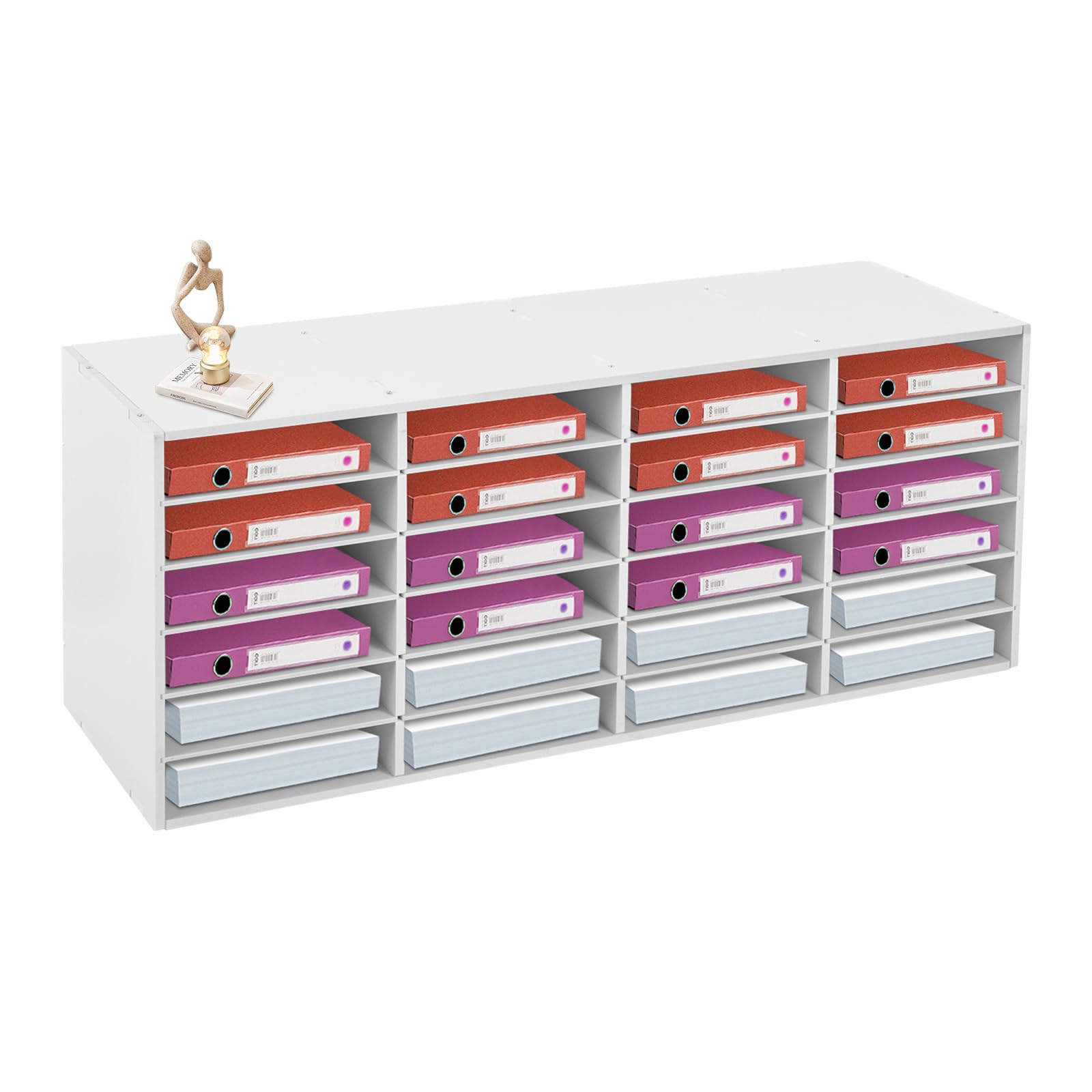 Amazon.com: 24 Slots Paper Mail Organizer, Literature Organizer for ...