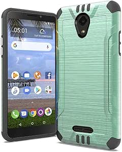 Amazon.com: for TCL A1 Case, Phonelicious Slim Fit Brushed Metal ...